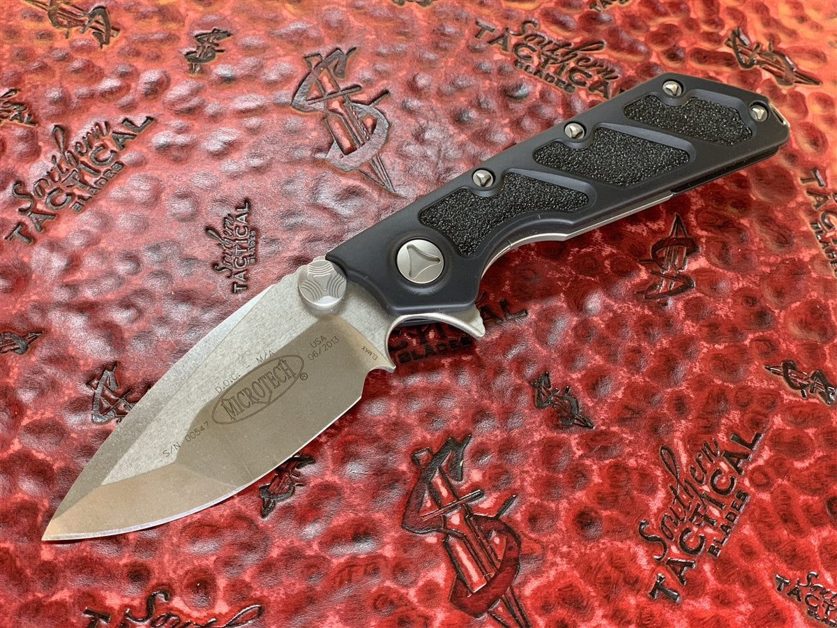 Microtech DOC Manual Flipper Stonewashed Standard