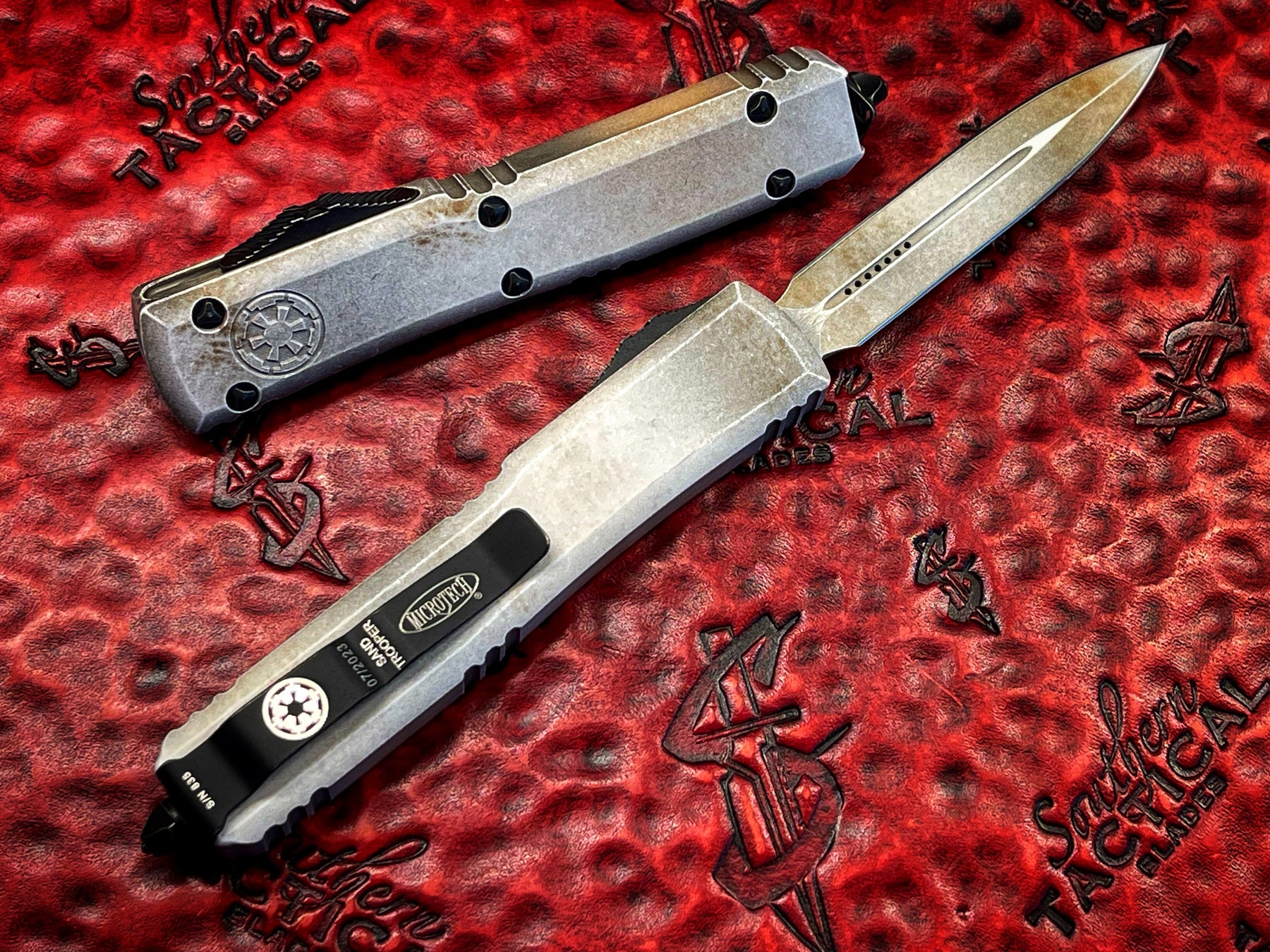 Microtech Ultratech Sandtrooper Double Edge Standard OTF Knife