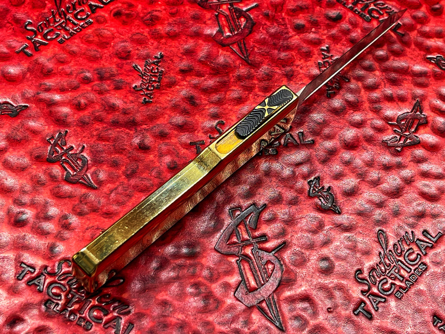 Marfione Customs Ultratech D/E Mirror Polished Blade Brass Chassis