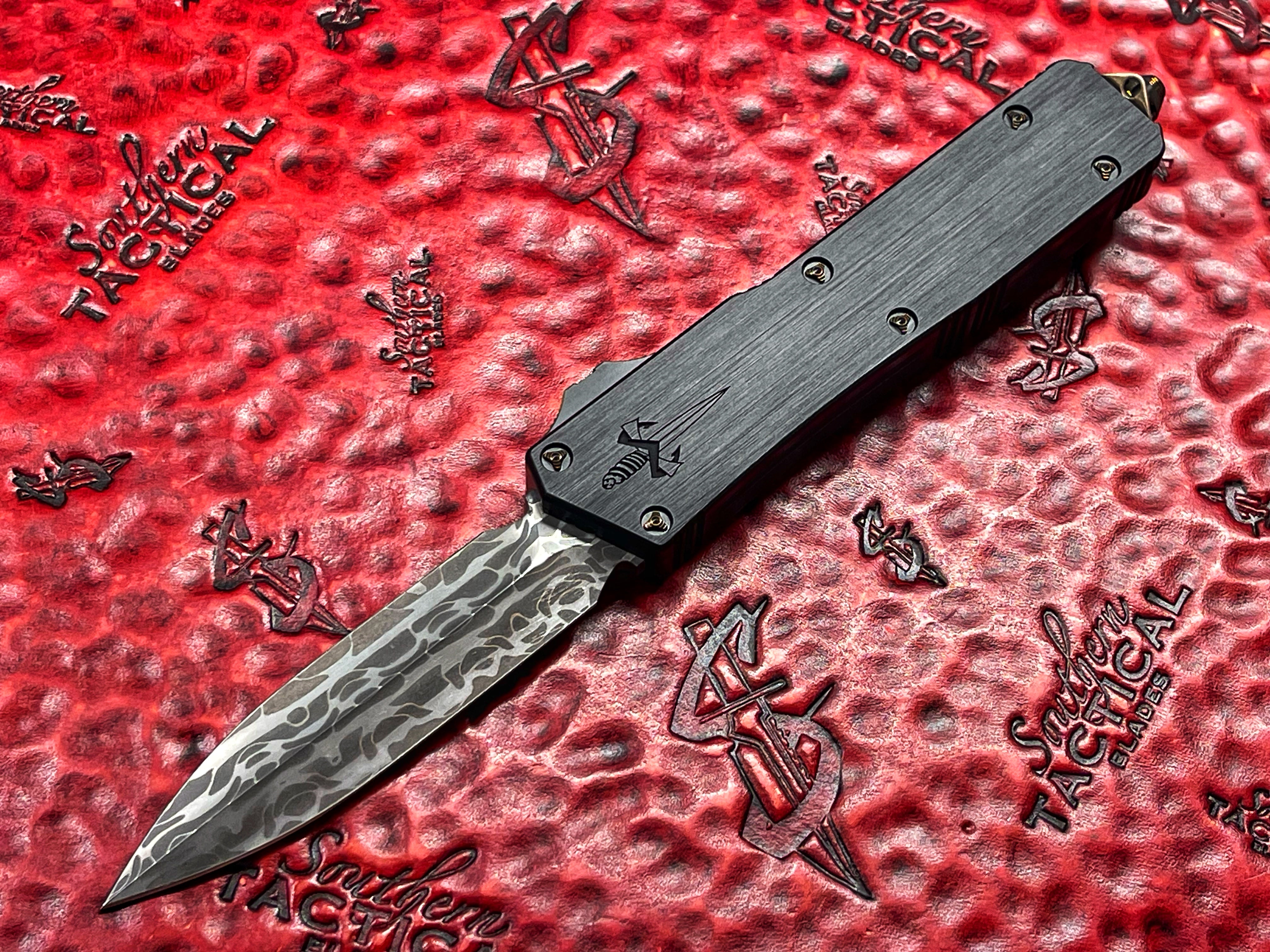 Marfione Custom Scarab II Double Edge Spike Grind, Vines and Rose Dama