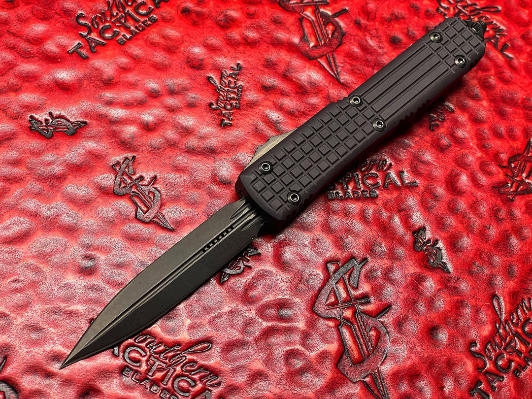 Microtech Ultratech Delta Frag Double Edge Signature Series Shadow Sta