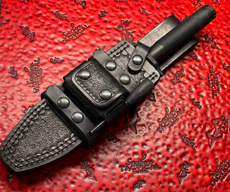 Marfione Custom Knives Interceptor, Fixed Blade, Apocalyptic DLC, Blac