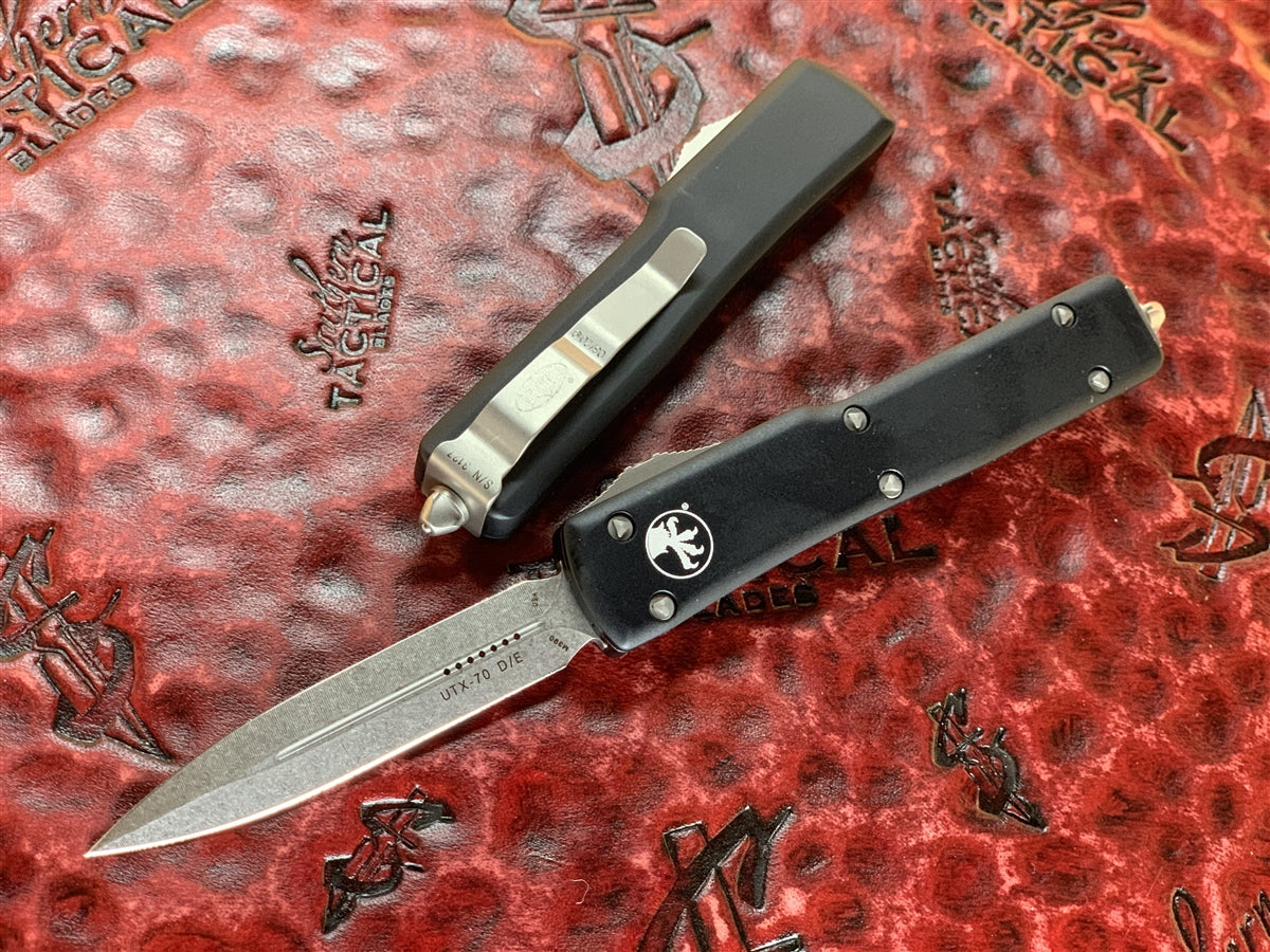Microtech UTX-70 OTF Knife D/E Apocalyptic Standard | Southern Blades