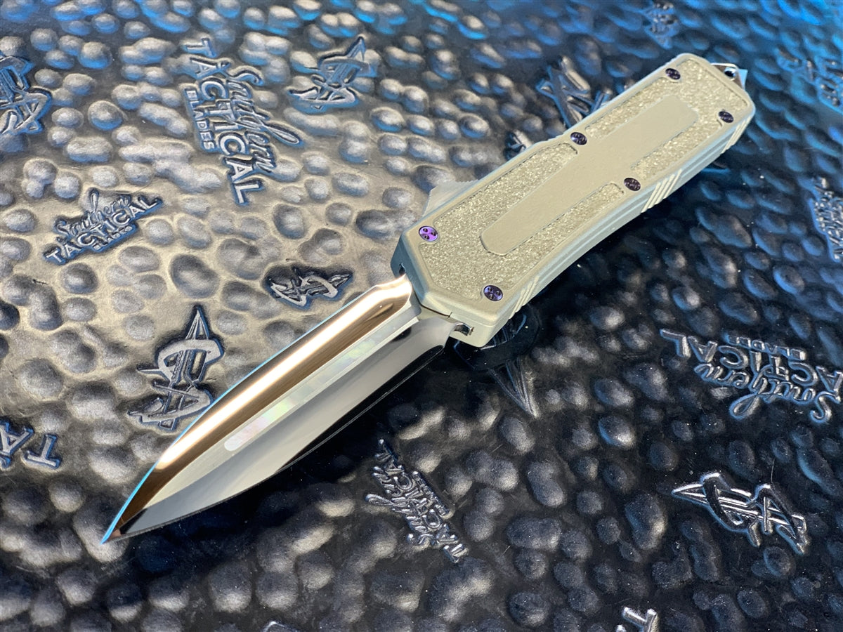 Marfione Custom Winter Scarab, Double Edge Mirror Polished, Mother Of