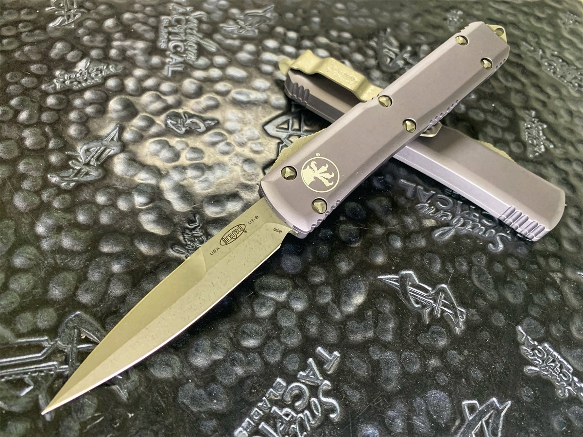 Microtech Ultratech Bayonet Apocalyptic Standard Grey – SouthernBlades