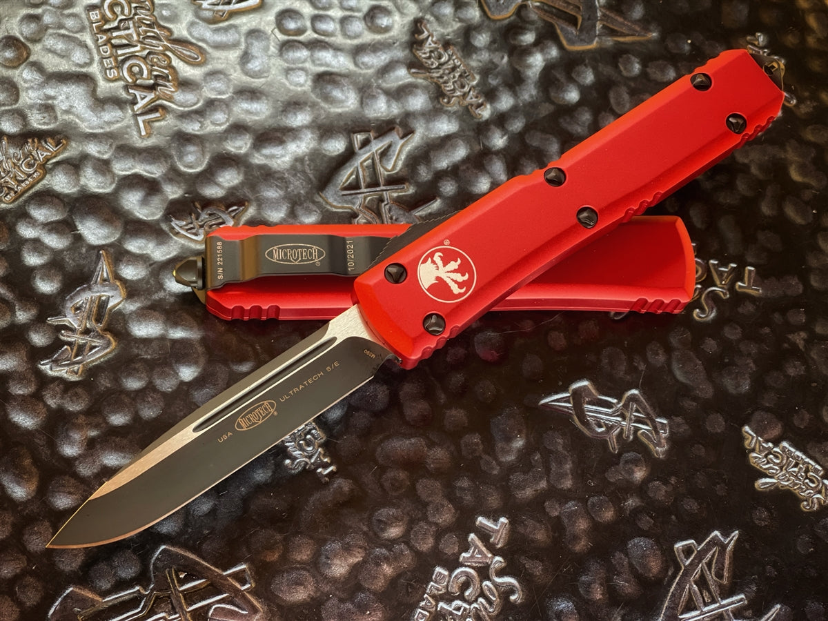 Microtech Knives Ultratech OTF Single Edge Standard Red | Southern ...