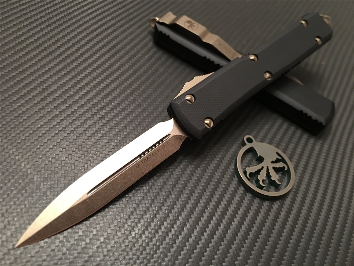 Microtech Ultratech Double Edge Bronzed Standard Black G10