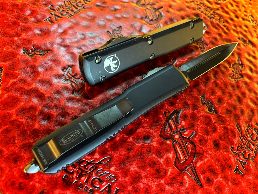 Microtech Ultratech Double Edge DLC Tactical Standard DLC Accents