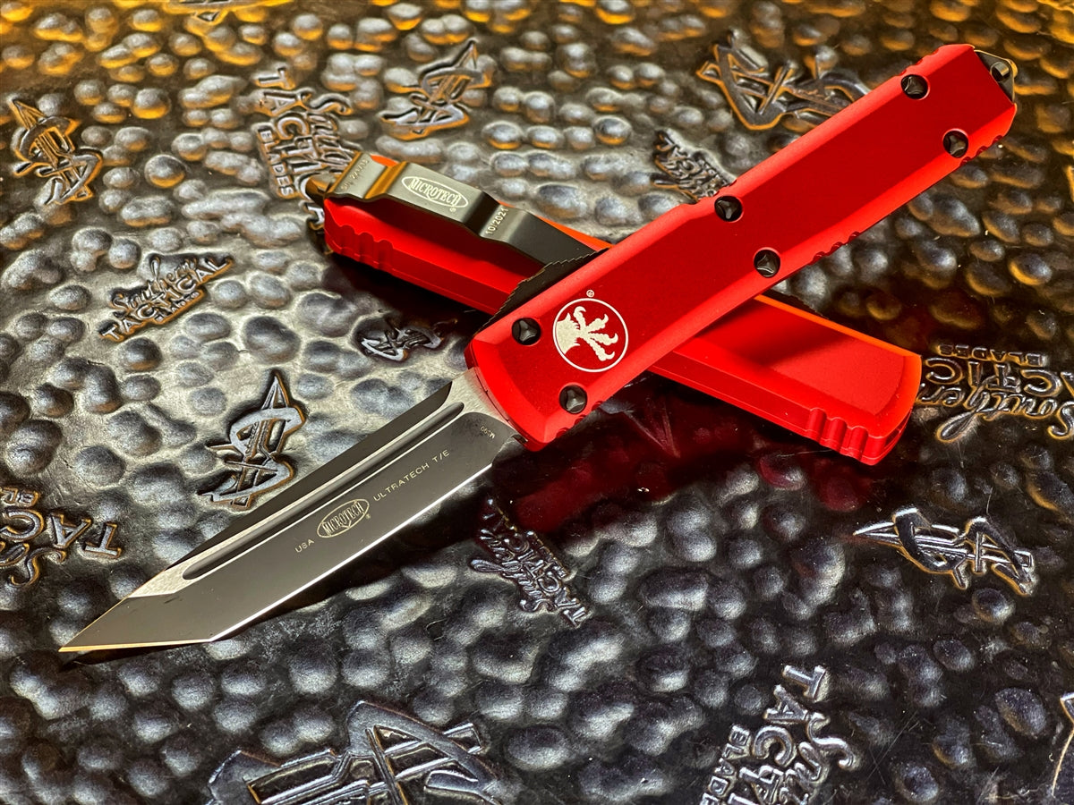 Microtech Knives Ultratech Tanto Standard Red | Southern Tactical Blades