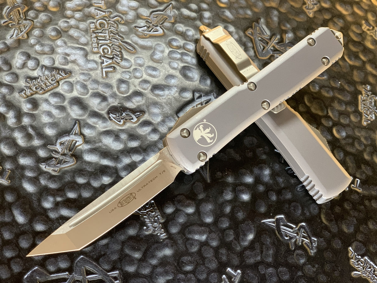 Microtech Ultratech Tanto Satin Standard Grey