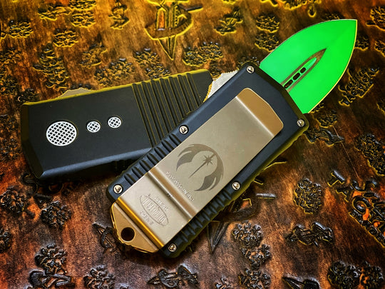 Microtech Exocet Jedi Master Double Edge California Legal OTF Knife ...