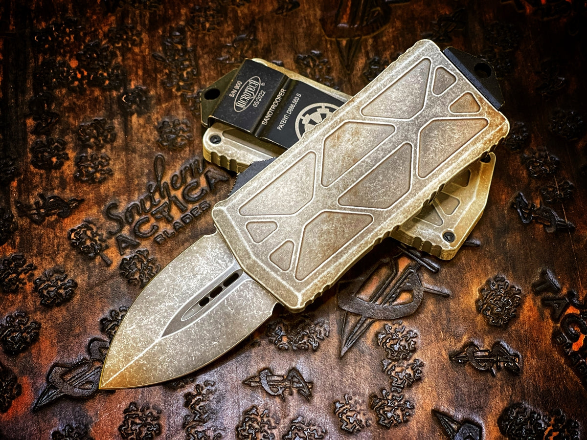 Microtech Exocet Tanto SandTrooper Serrated | Microtech Knives ...