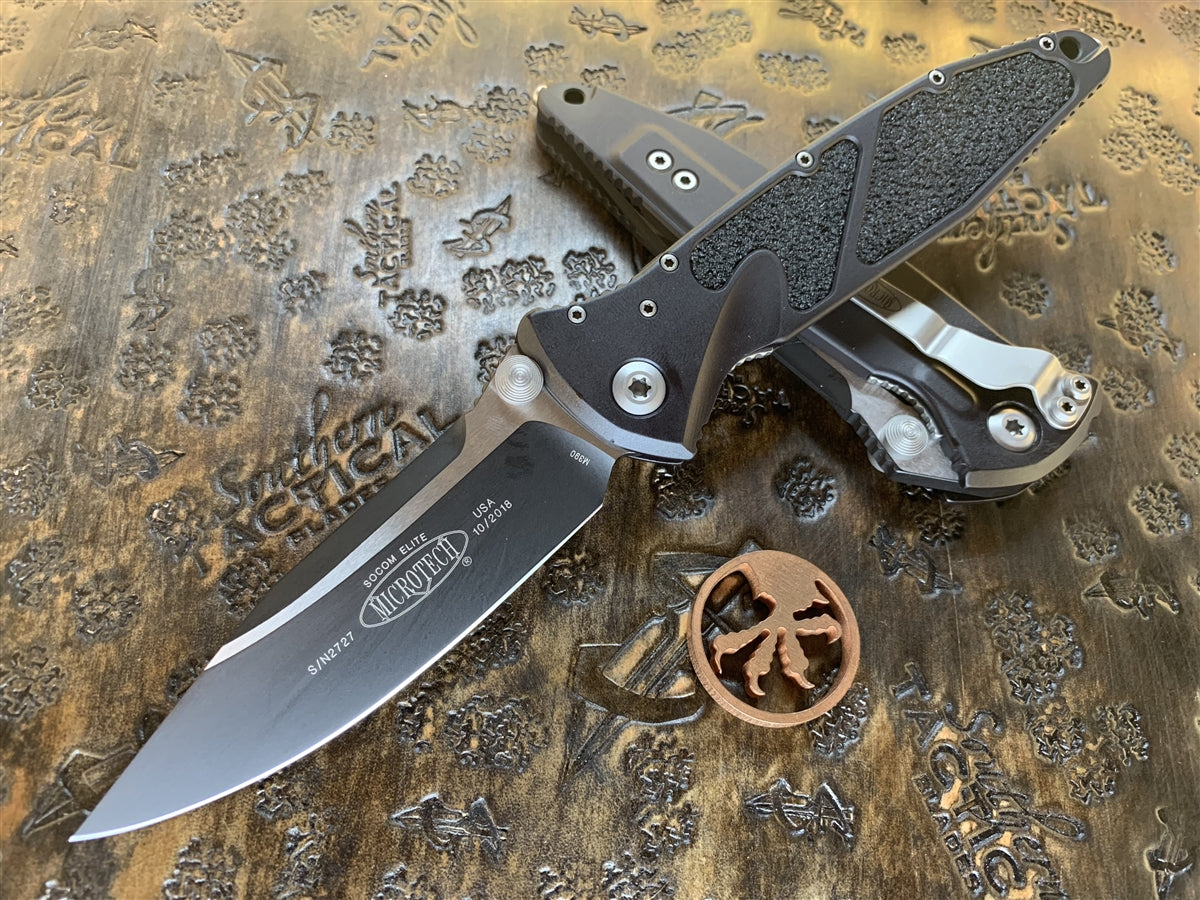 Microtech Socom Elite Manual Single Edge Black Standard