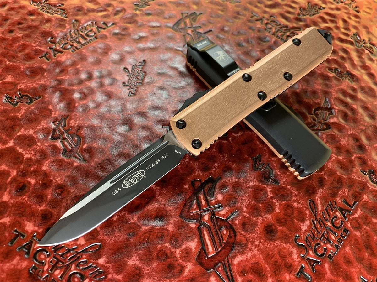 Microtech UTX-85 Single Edge Standard Copper Top