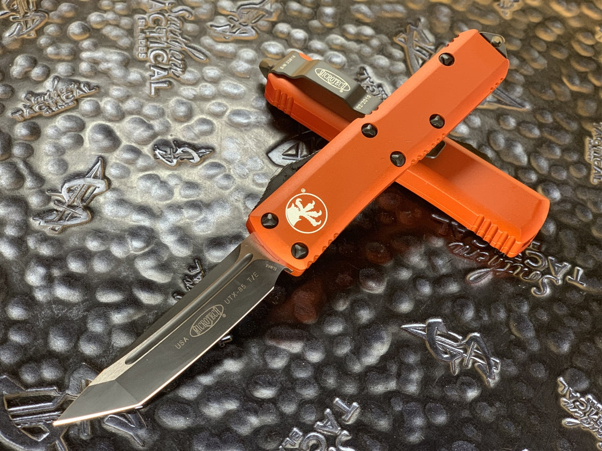 Microtech UTX85 Tanto Standard Orange