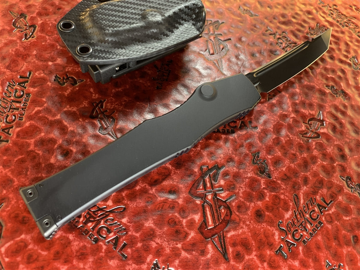 Microtech HALO VI Tanto Black Standard DLC Tactical – SouthernBlades