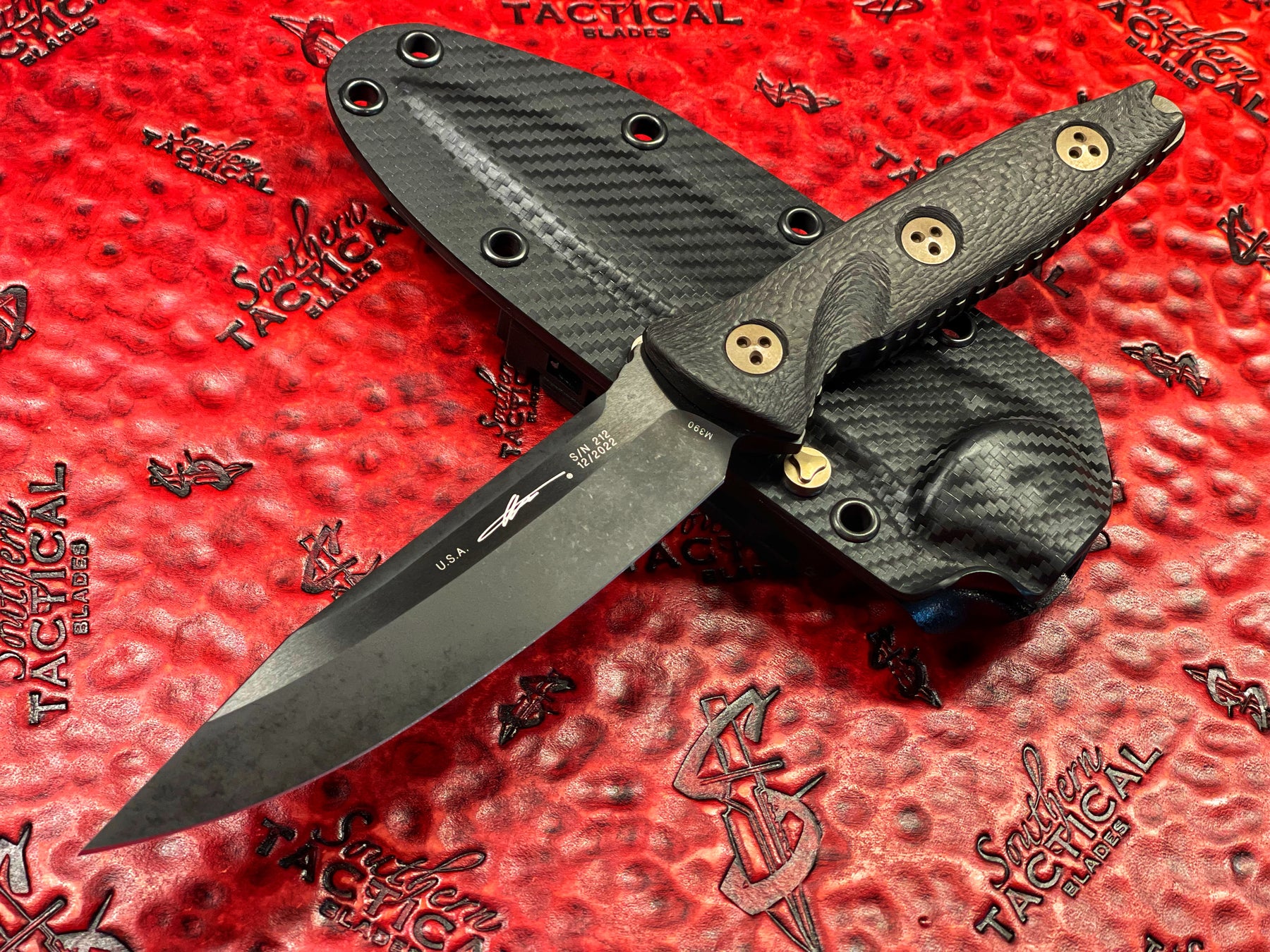 Microtech Socom Alpha Signature Series Fixed Blade | Southern Blades ...