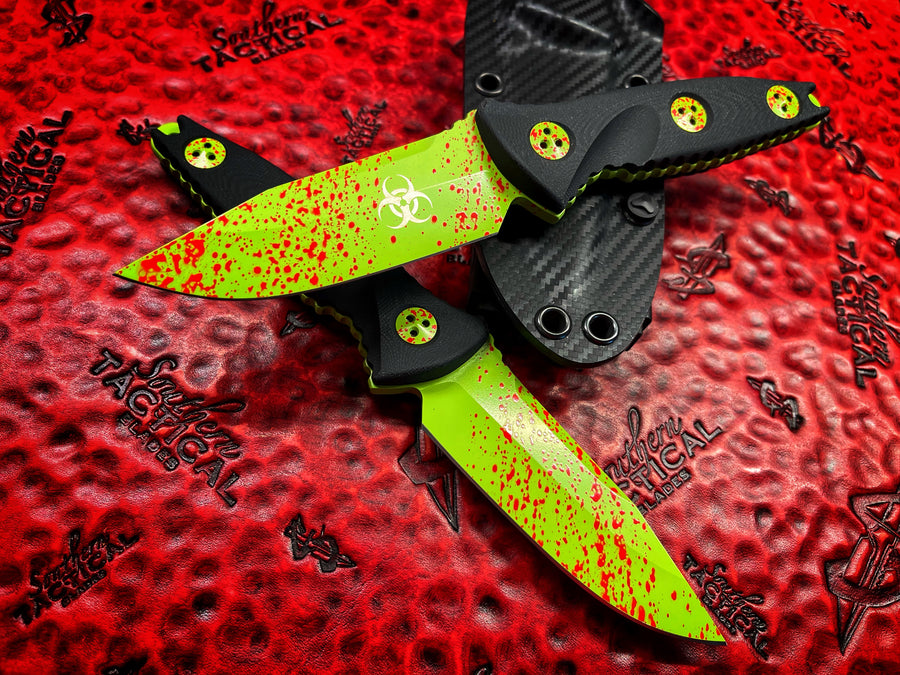 Microtech Socom Alpha Mini Single Edge Zombie Tech