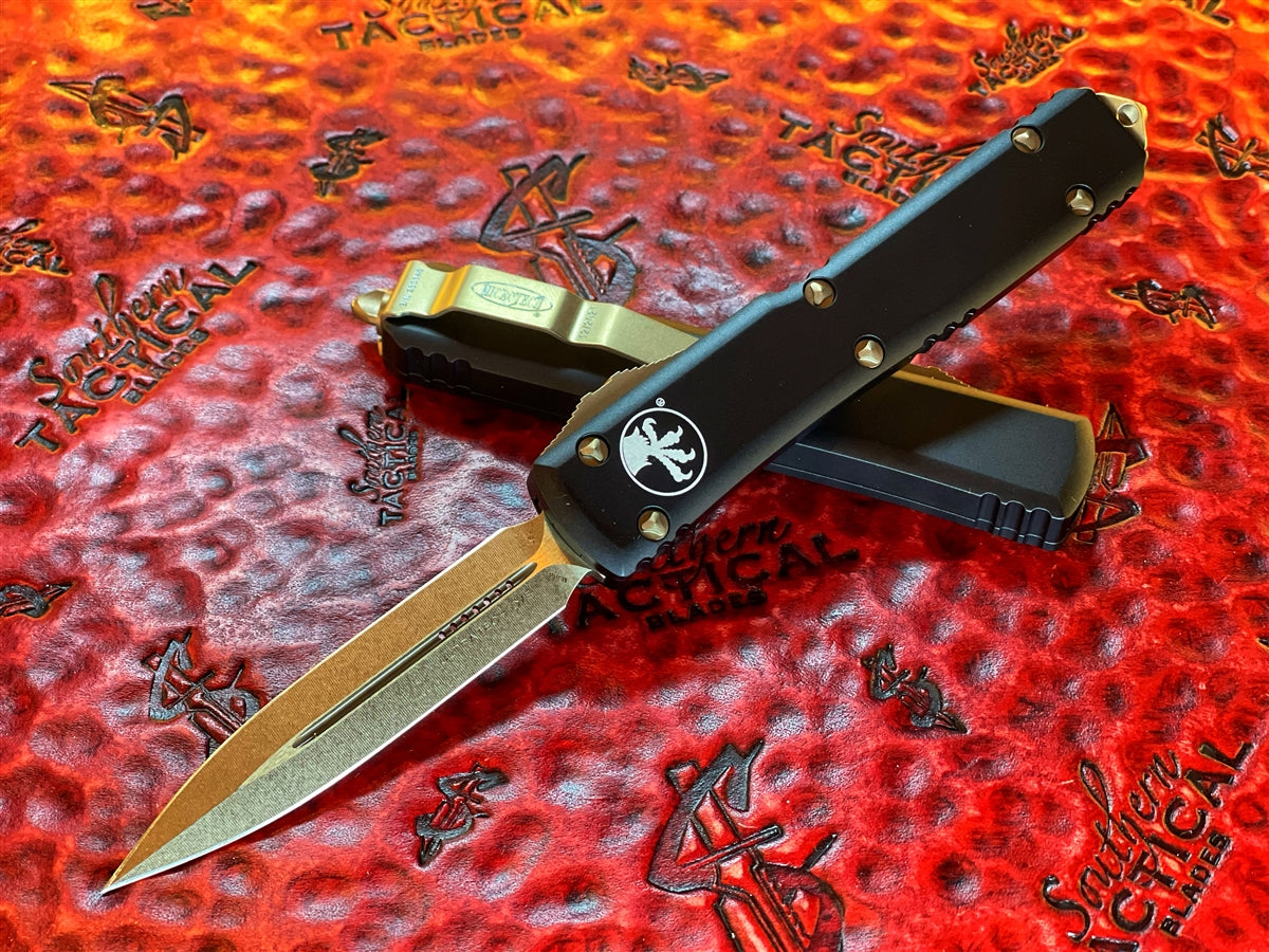 Microtech Ultratech Double Edge Bronzed Standard – SouthernBlades