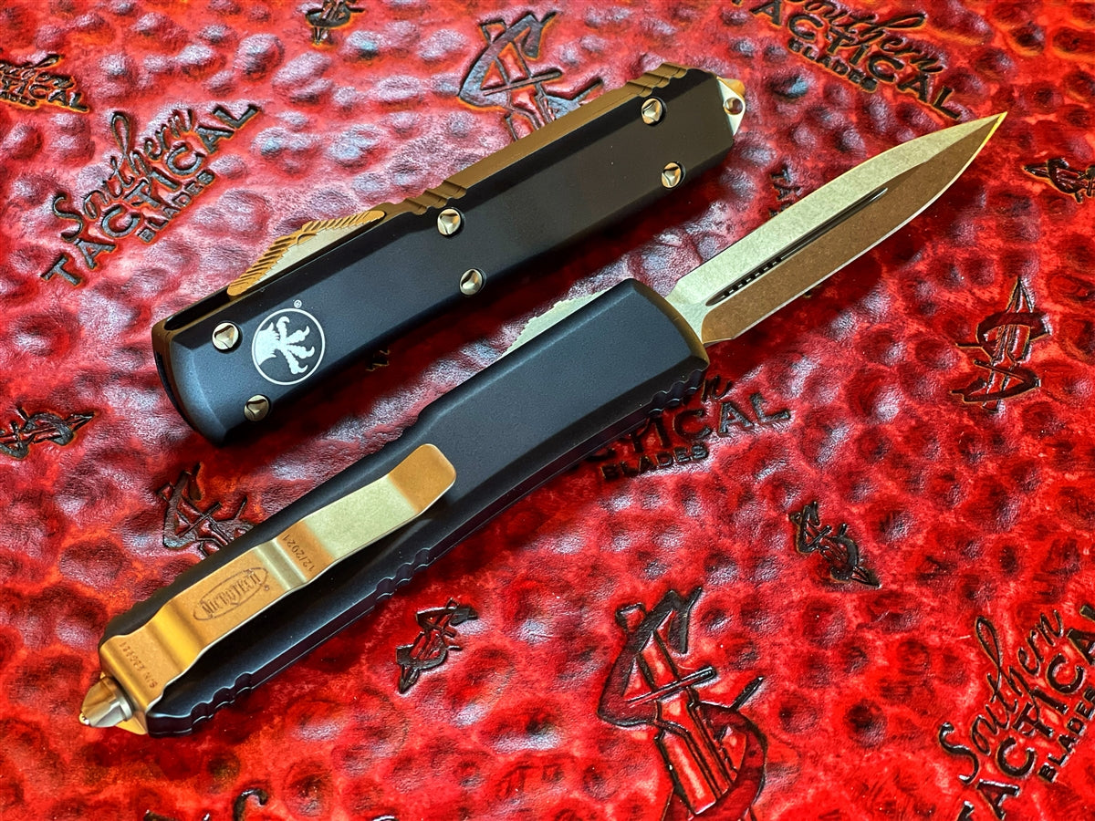 Microtech Ultratech Double Edge Bronzed Standard – SouthernBlades